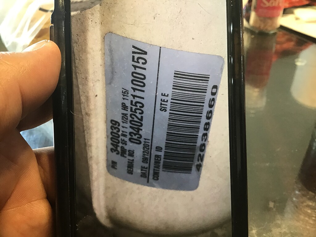 Super Flo motor replacement b2848 or ev. - Pool Equipment - Inyo Pool ...