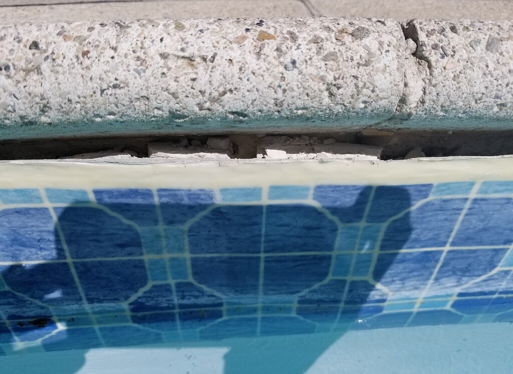 What can I use to fill this gap? - Pool Repair & Troubleshooting - Inyo ...