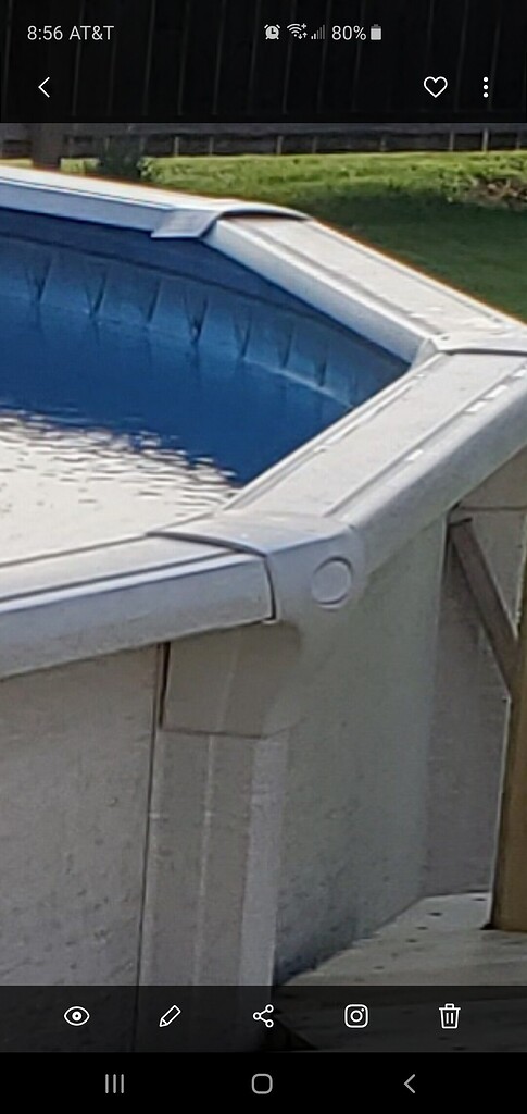 21' Round Outback Pool Top Caps - Pool Equipment - Inyo Pool People