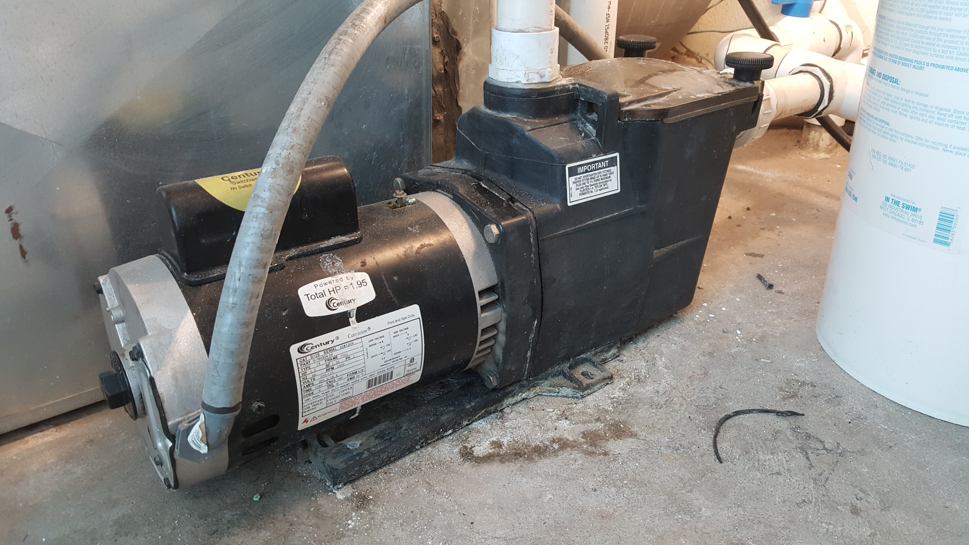 Pump Question - Pool Equipment - Inyo Pool People