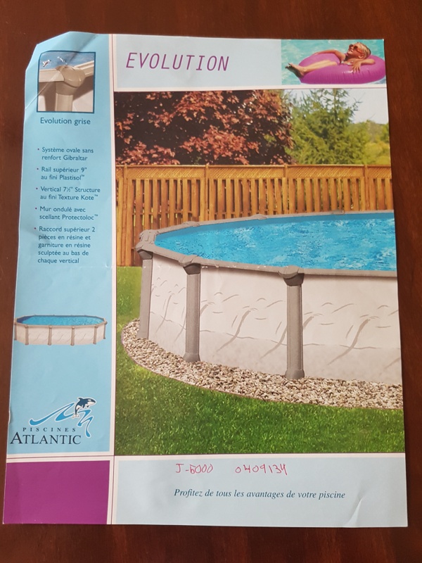 top rail for Atlantic Evolution 15x30 - Pool Repair & Troubleshooting ...