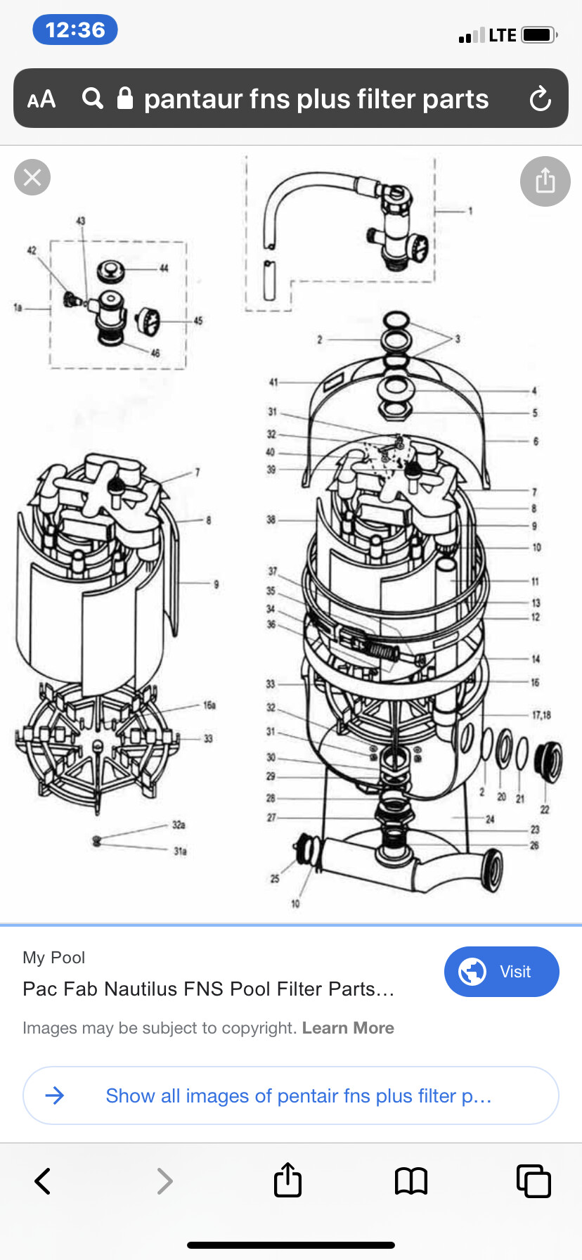 Fns plus filter - Pool Equipment - Inyo Pool People