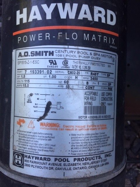 REPLACEMENT PUMP MOTOR COMPATIBILITY - Pool Repair & Troubleshooting ...